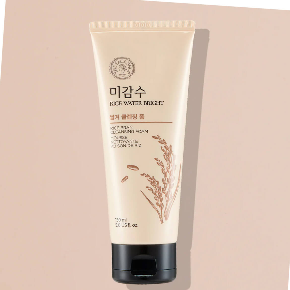 THE FACE SHOP Rice Water Bright Rice Bran Foaming Cleanser 150ml