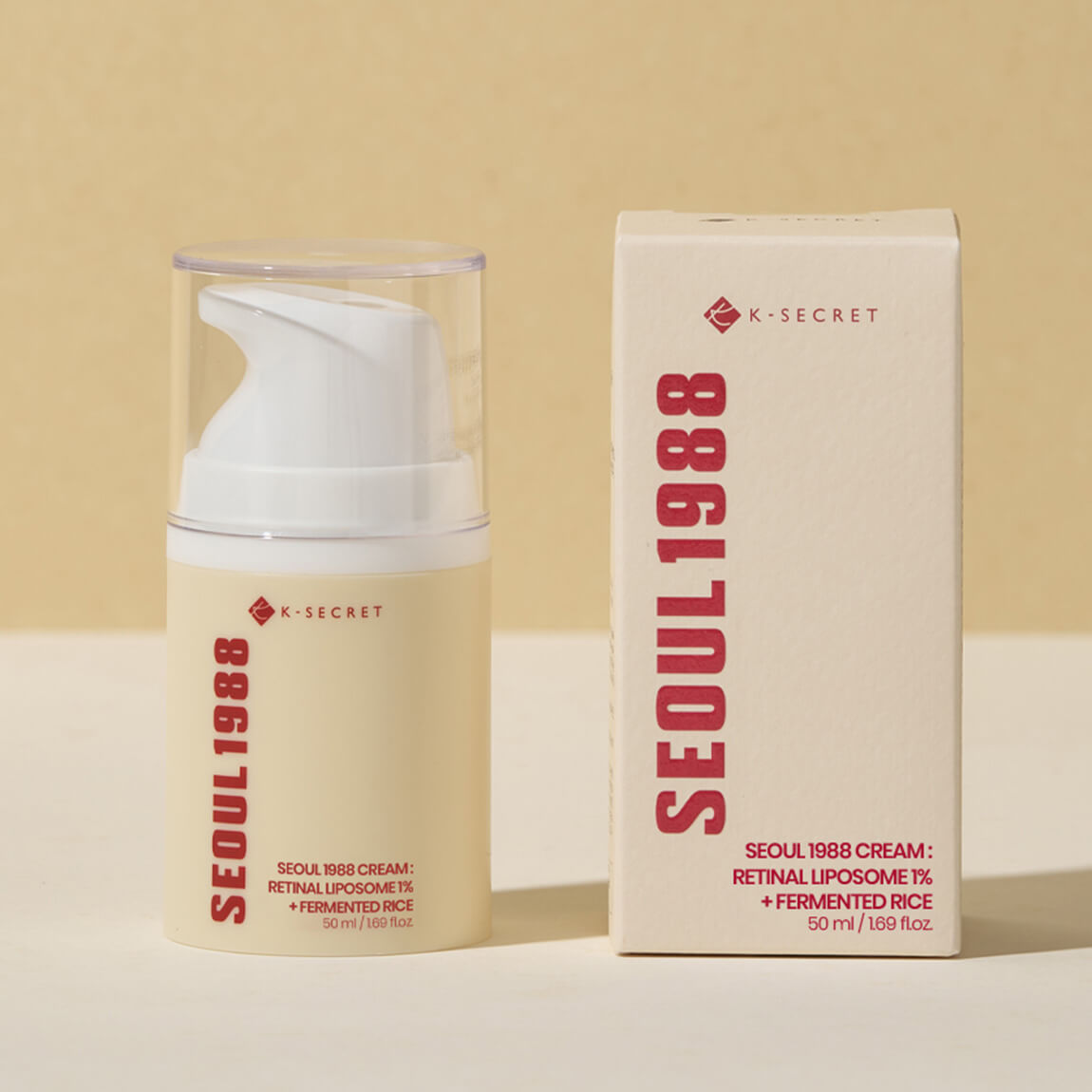 K-SECRET SEOUL 1988 Retinal Liposome 1% + Fermented Rice Cream 50ml