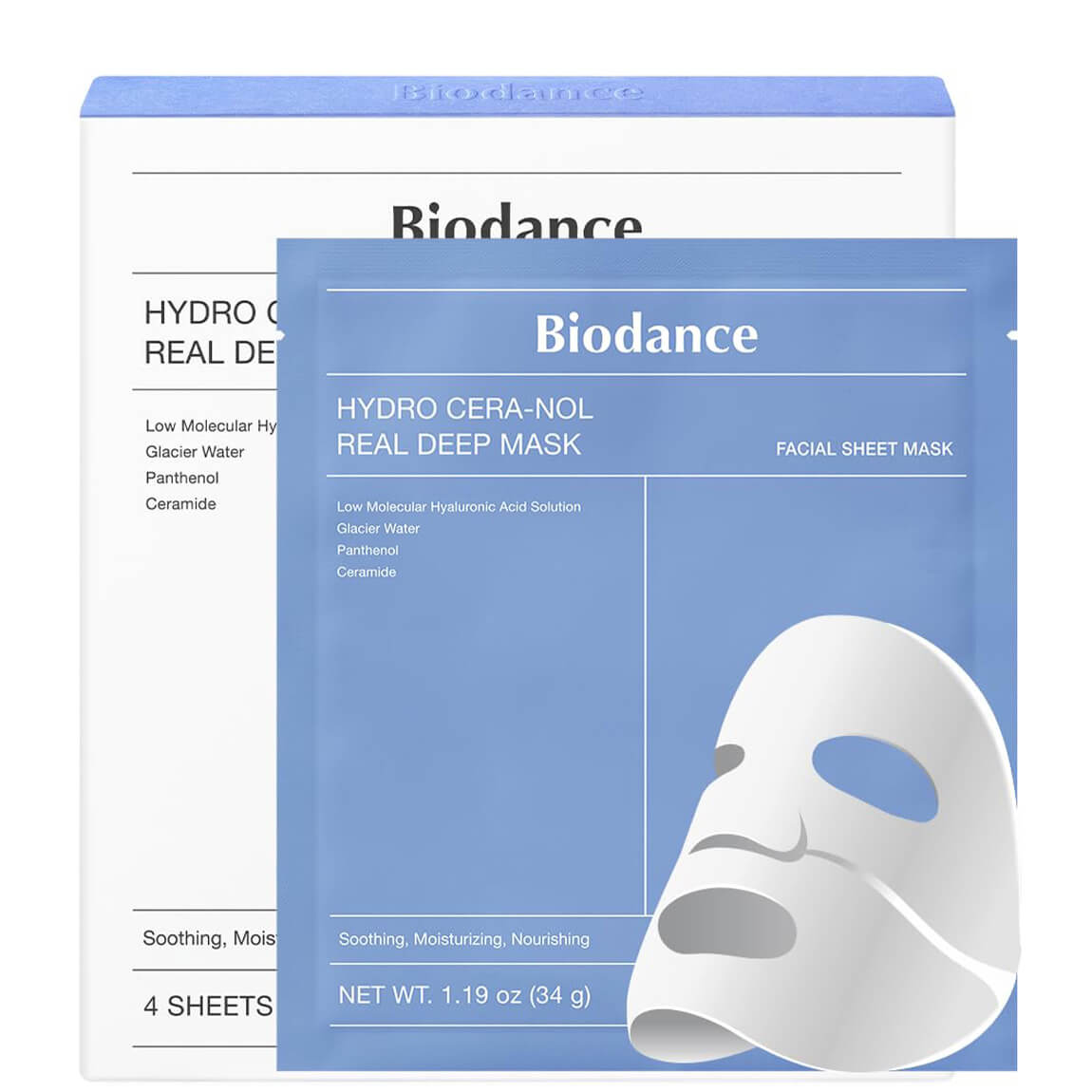 Biodance Hydro Cera-nol Real Deep Mask 4ea